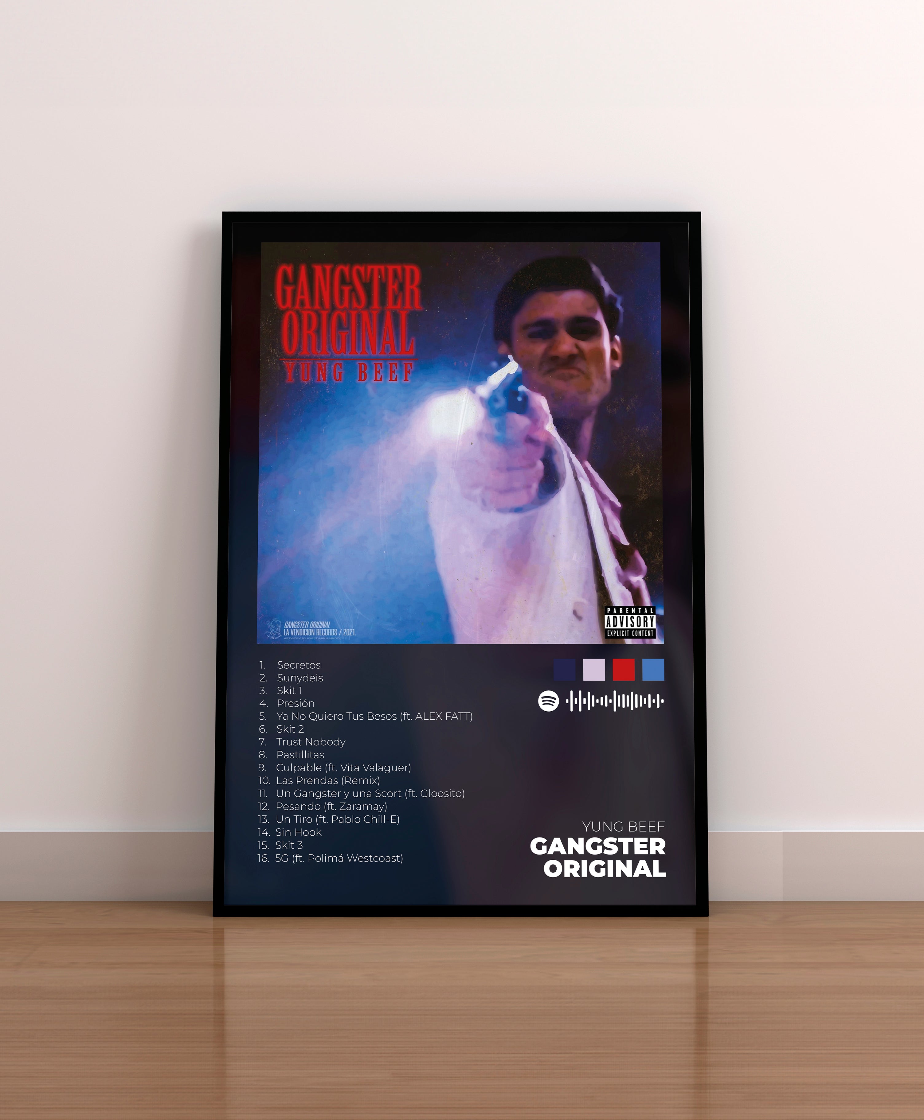 Ganster Original - Poster Digital de Yung Beef | Music Prints