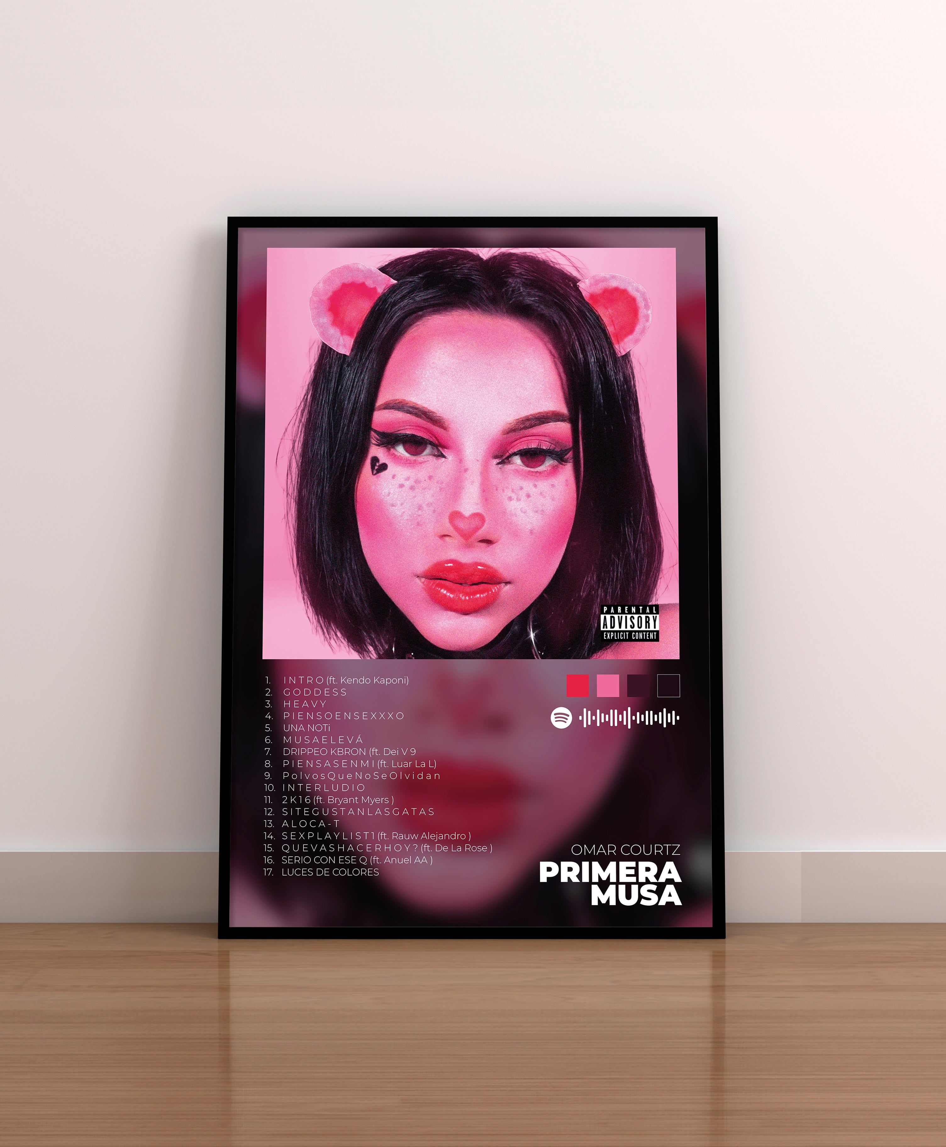 Primera Musa - Poster Digital de Omar Courtz | Music Prints